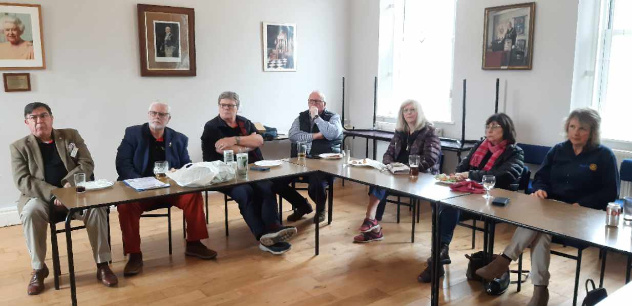 Rotary Club Visit – Connaught Masonic Lodge No. 3573