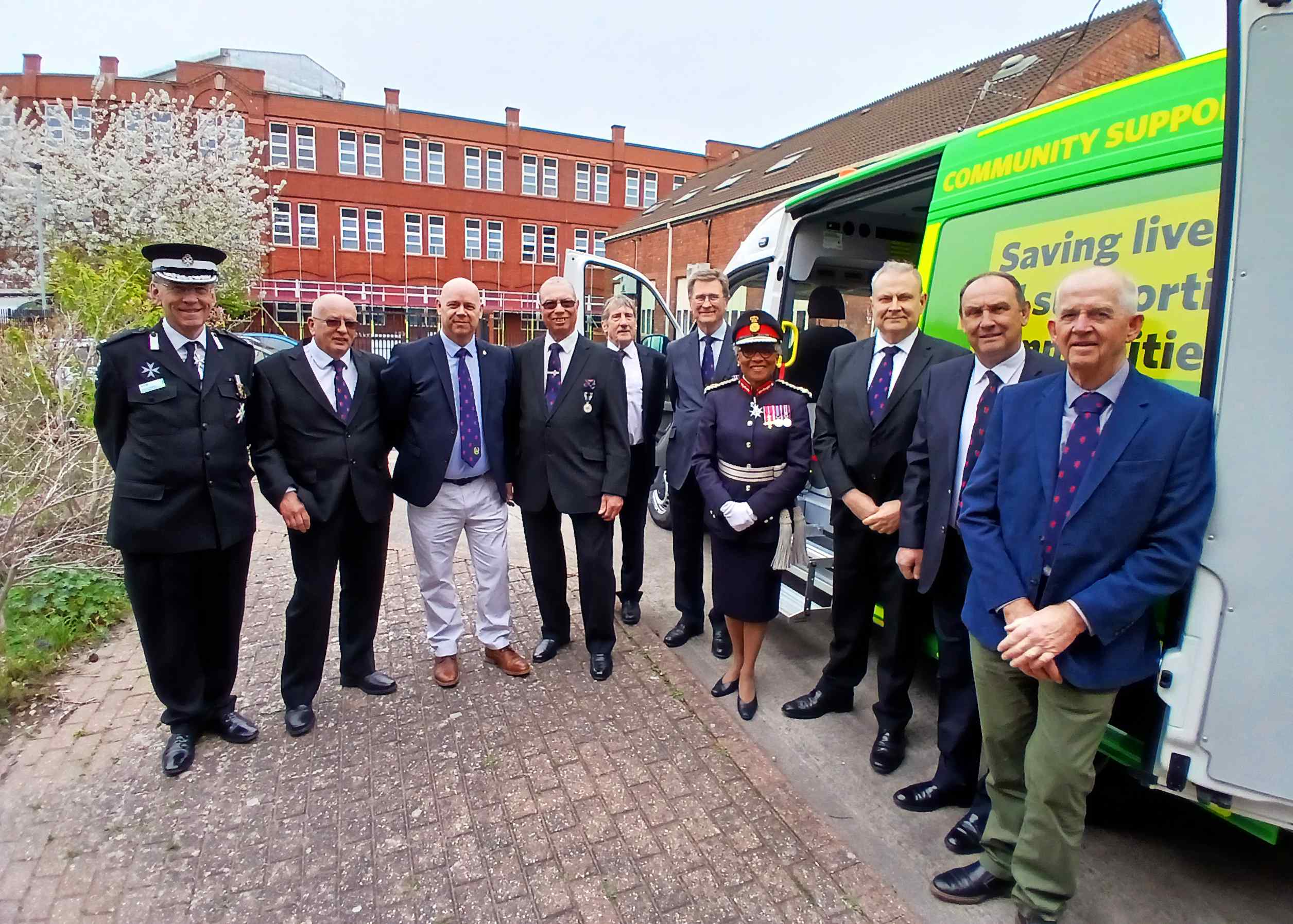 St John Ambulance New Community Support Vehicle – Connaught Masonic ...