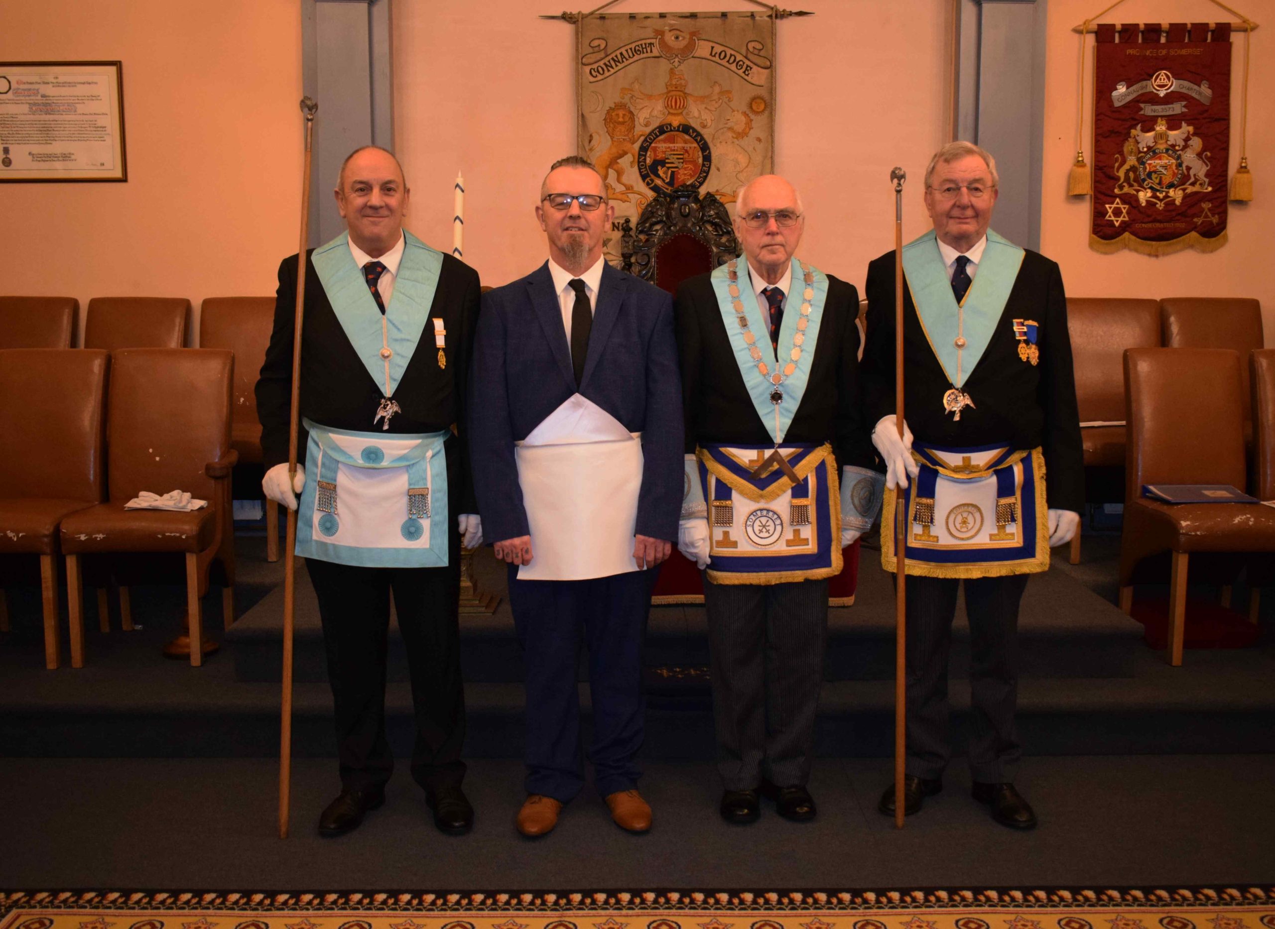 Initiation of Bro. Mathew Burt – Connaught Masonic Lodge No. 3573